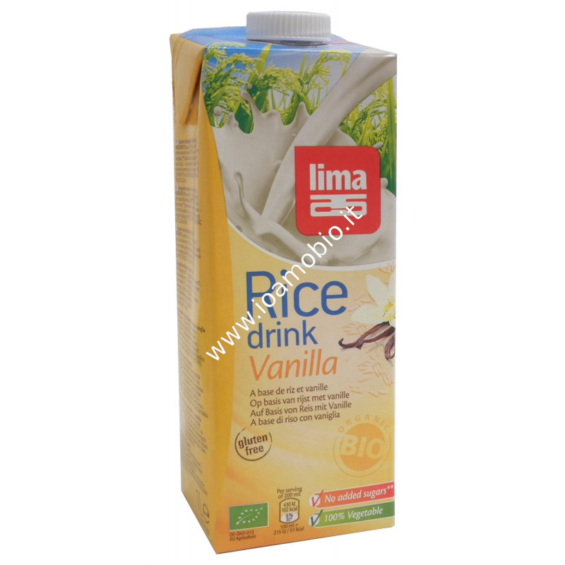 Latte di Mandorla Senza Zucchero 1lt - Bevanda Biologica Vegetale Isola Bio